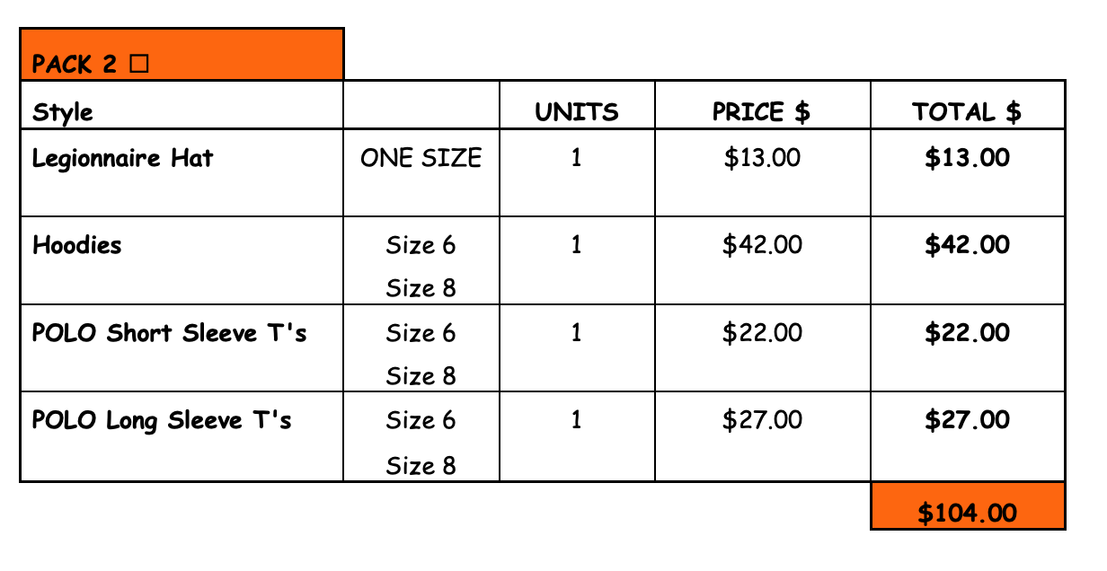 Uniforms (Pre-Prep) – St Paul's Anglican Kindergarten, Canterbury